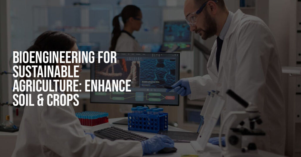 Bioengineering for Sustainable Agriculture: Enhance Soil & Crops